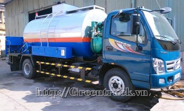 Xe phun tưới nhựa đường 4 khối Olin 500.E4